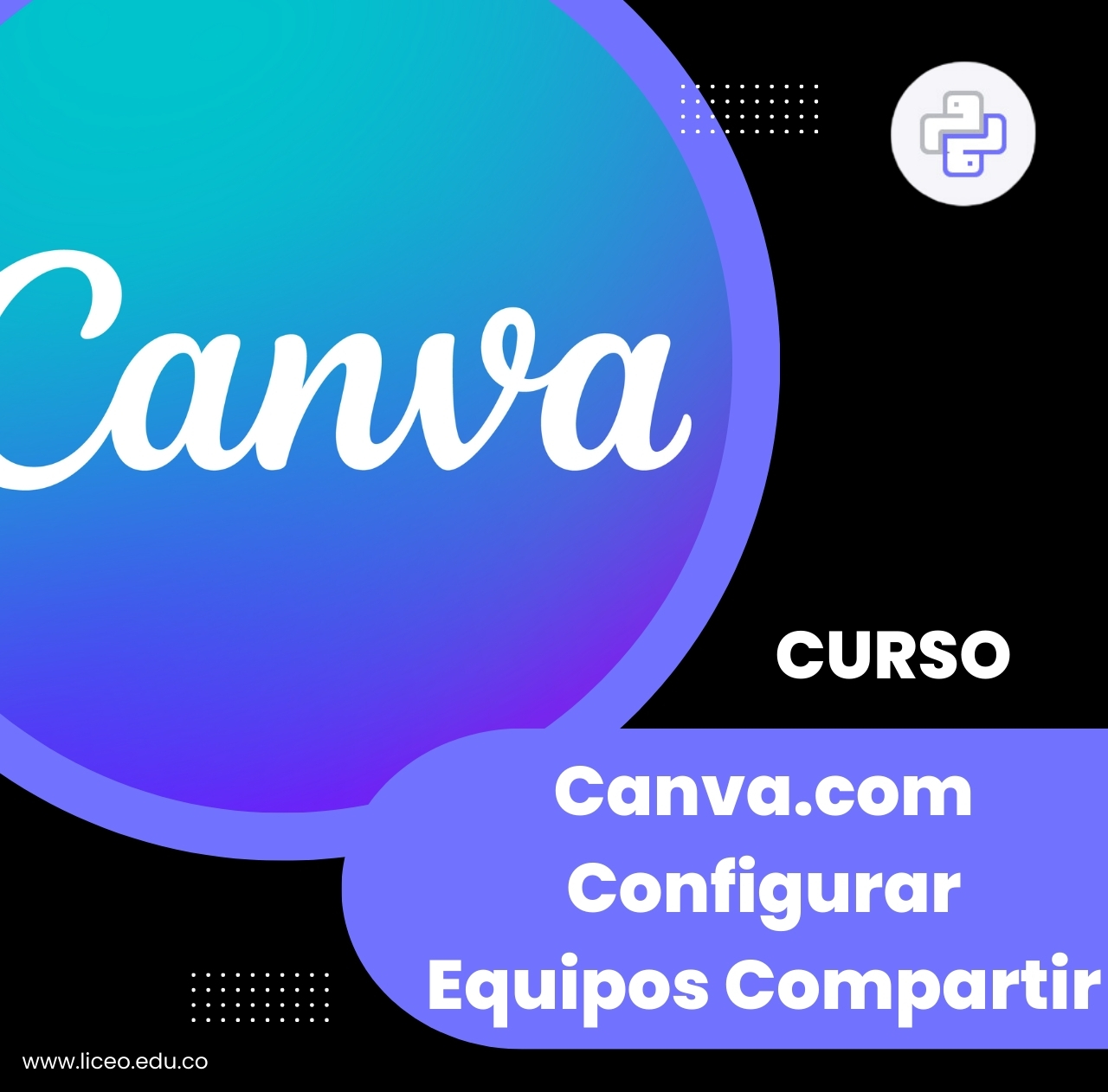Canva.com Configurar Equipos Compartir | Liceo
